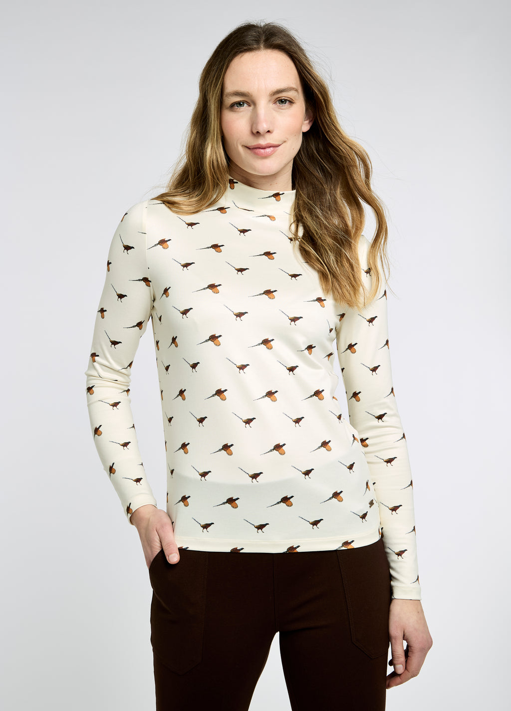 Reynolds Mock Neck Top | Dubarry Women's Top – Brodie Countryfare