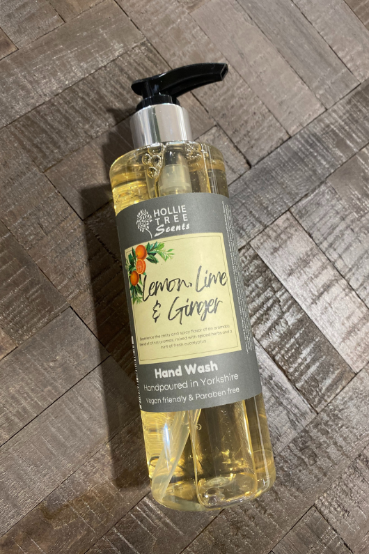 Lemon, Lime & Ginger Hand Wash 240ml | Hollie Tree Silver & Scents ...