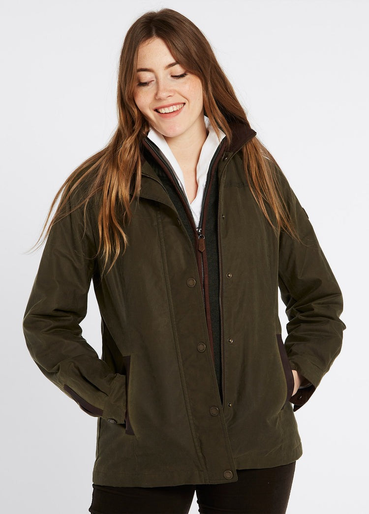 Mountrath Waxed Jacket | Dubarry Women's Jacket – Brodie Countryfare
