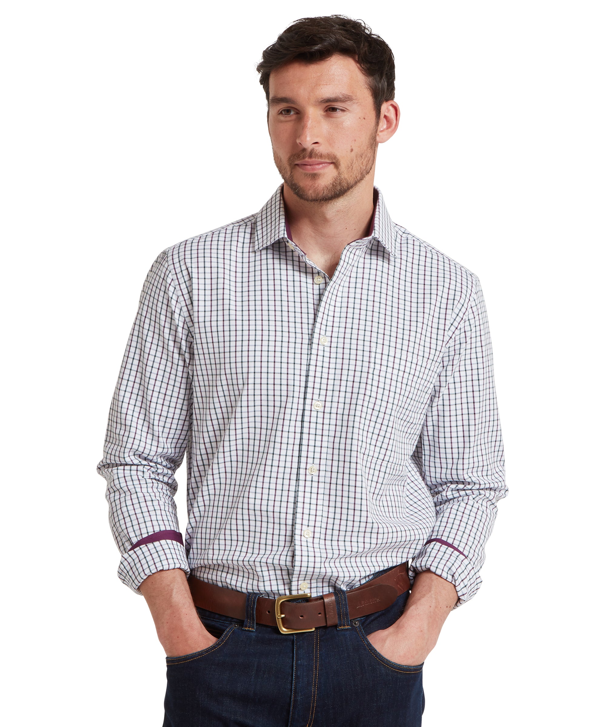 Milton Tailored Shirt | Schoffel Men's Shirt – Brodie Countryfare