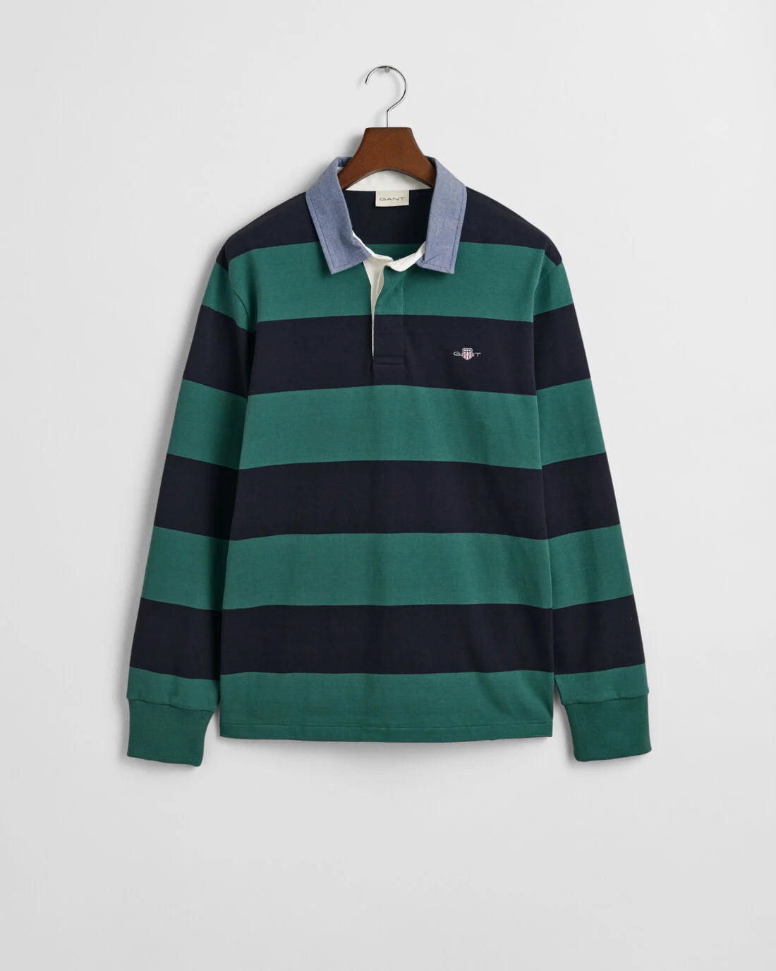 Chambray Stripe Heavy Rugger | Gant Men's Top – Brodie Countryfare
